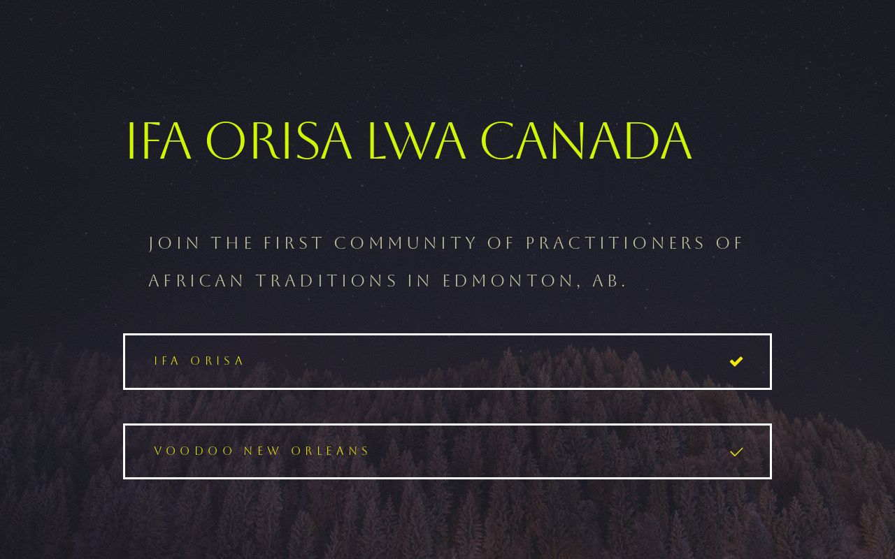 ifa orisa lwa voodoo